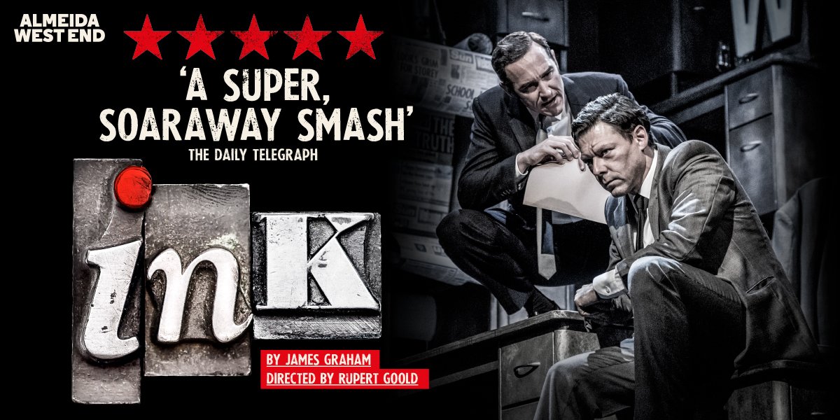 Ink tickets - Official London Theatre | Closed: 6 January 2018